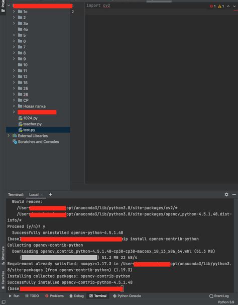 anaconda Установка opencv stack overflow на русском