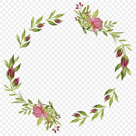꽃 일러스트 테두리 만화 그림 테두리 프레임 꽃 Png 일러스트 및 Psd 이미지 무료 다운로드 Pngtree