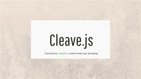 formatting form inputs with cleave js and react logrocket blog