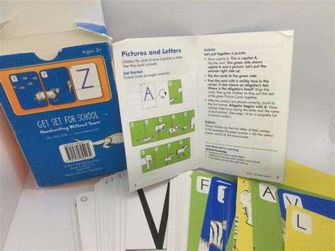 Hwot Handwriting Without Tears Abc Alphabet Touch And Flip Learning Cards
