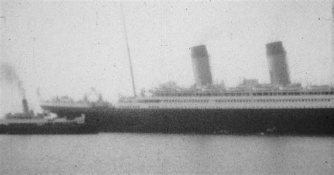 Rms Olympic At Cherbourg