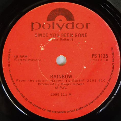 Rainbow Since You Been Gone Vinyl Discogs
