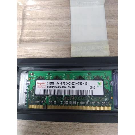 แล็ปท็อป Ram Hynix Ddr2 512mb Pc 5300s667mhz Sodimm 18v Ddr 2 Ori