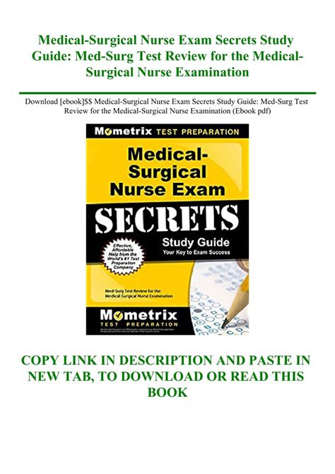 Download Ebook Medical Surgical Nurse Exam Secrets Study Guide Med
