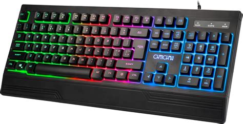 Chonchow Ergonomic Led Rainbow Keyboard For Game And Work
