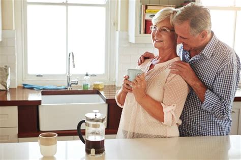 They Know The Secret To A Happy Marriage An Affectionate Senior Couple