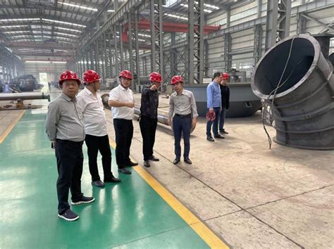乐清市水利局赴江苏航天水力设备有限公司调研白龙港泵站水泵生产情况（图）