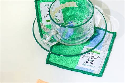 받침·손잡이 테리 코스터 4p 랜덤 디자인 오늘의집 쇼핑