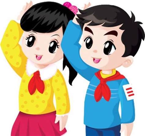 小朋友手心向前敬礼简笔画 简笔画图片大全 普车都