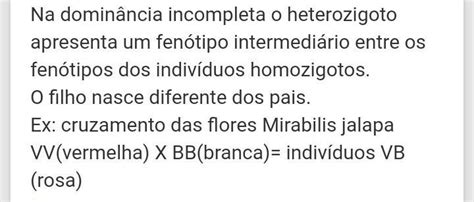 um gene dois alelos e dominância incompleta determina alguém sabe