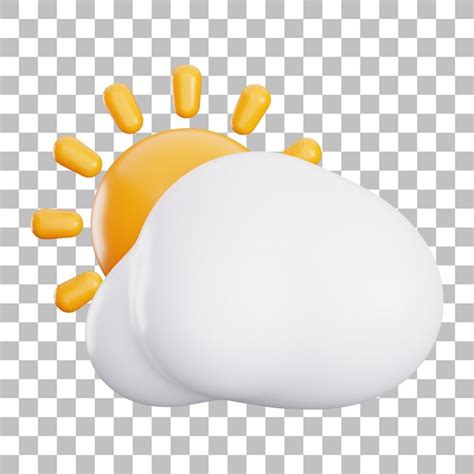 Premium Psd 3d Cloudy Illustration