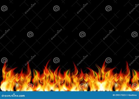Realistic Fire Background