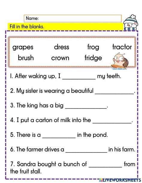 Phonics Worksheets For 3rd Grade Grade 3 English… Free Interactive