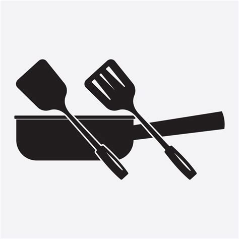 Logotipo De Icono De Cocina Creativo Vector Premium
