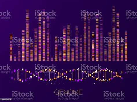 Big Genomic Data Visualization Stock Illustration Download Image Now