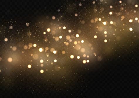 Golden Dust Sparks Royalty Free Vector Image Vectorstock