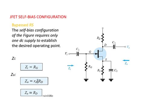 Solution Electronics Jfet Self Bias Configuration Studypool