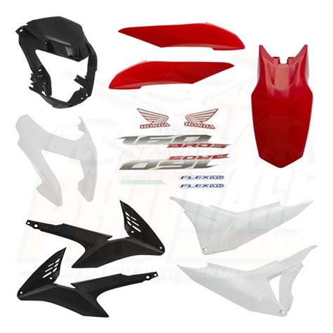 Kit Carenagem Completo Adesivos Roupas Plásticas Faixas Adesivas