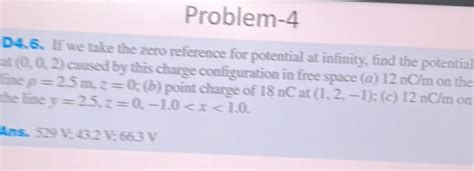 Problem 4 D46 If We The The Zero Reference StudyX