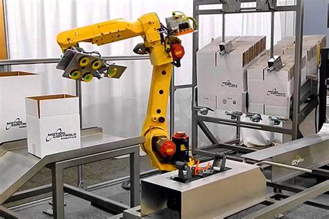 Rce Robotic Random Case Erector System Material Handling 24 7
