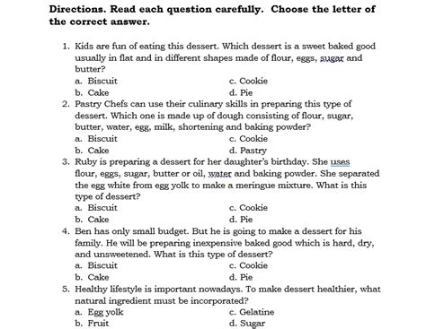 Directions Read Each Question Carefully StudyX