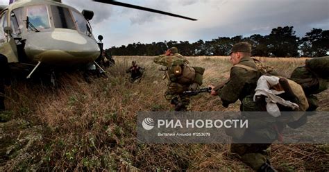 Учения морской пехоты Тихоокеанского флота и армейской авиации РИА