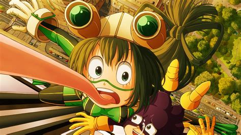 Tsuyu Asui And Minoru Mineta Hd Wallpaper Download