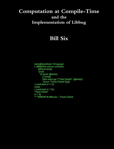 Computation At Compile Time