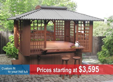 Tubtop Model A Spa Gazebos And Hot Tub Enclosures By Sequoia Spa Shelters
