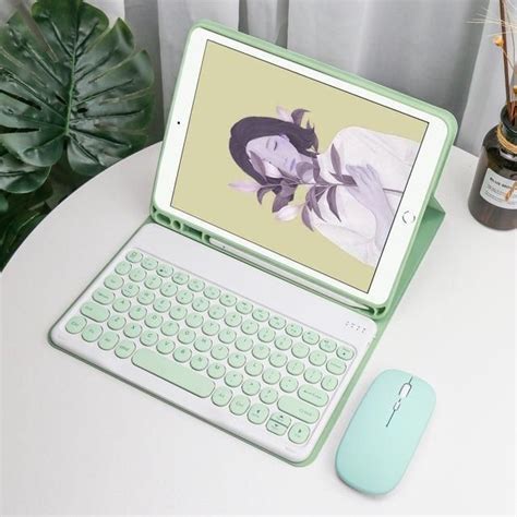 Magic Wireless Keyboard Case With Mouse For Ipad Cute Ipad Cases