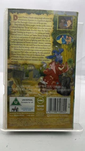 Walt Disney Tarzan On Vhs Video Cassette Tape £799 Picclick Uk