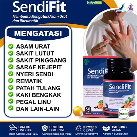 Jual Obat Radang Sendi Obat Nyeri Sendi Dengan Sendifit Shopee Indonesia