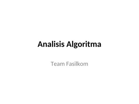 Pertemuan Ketiga Dan Keempat Algoritma Ppt