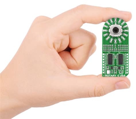 Mikroe 1822 Mikroelektronika Mikroelektronika Rotary G Mikrobus Click Board For Ec12d 136