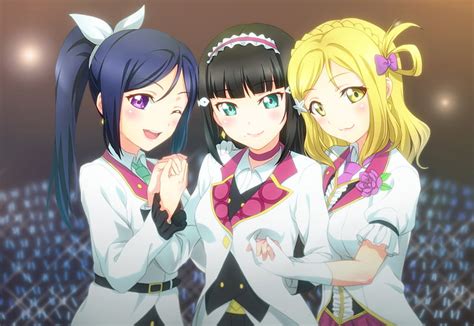 Hd Wallpaper Love Live Sunshine Matsuura Kanan Kurosawa Dia Ohara Mari Wallpaper Flare