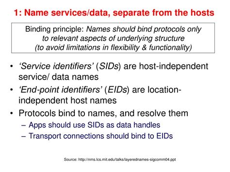 ppt a layered naming architecture for the internet powerpoint