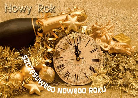 Brokatowa kartka Nowy Rok Szczęśliwego Nowego Roku Życzenia na
