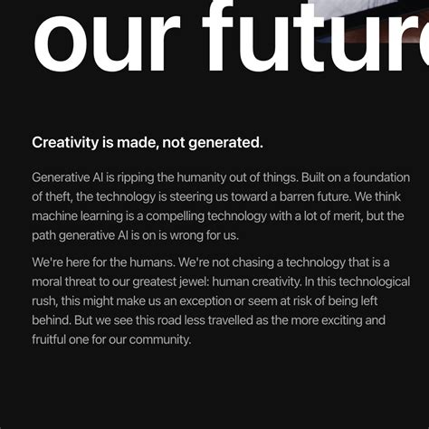 프로크리에이트 생성형 Ai 금지 선언 디자인 나침반