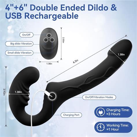Duocurve Strapless Strap On Double Dildo Vibrator Vixen Nova Network