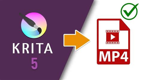 How To Save Export Render Krita 5 Animations As Mp4 Krita To Mp4