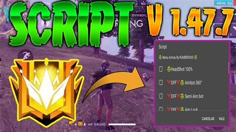 Script 1 47 7 Hack Antiban Headshot Aimbot🕹️