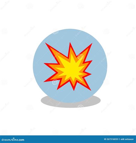 Exploding Fire Vector Illustration Image 267316033
