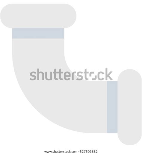 Pvc Pipe Vector Icon Stock Vector Royalty Free 527503882 Shutterstock