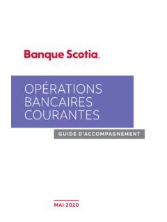 Opérations bancaires courantes Scotiabank Global op 233 rations