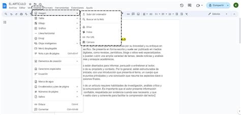 Cómo Crear Y Editar Textos Insertar Imagen