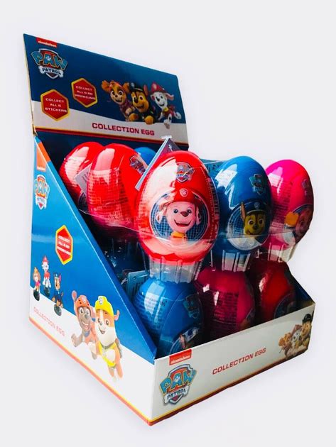 Цукерка з іграшкою Paw Patrol Щенячий патруль 18 шт низькі ціни