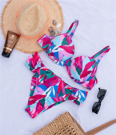 Calcinha De Biquíni Plus Size Estampa Copacabana Stella Lisera