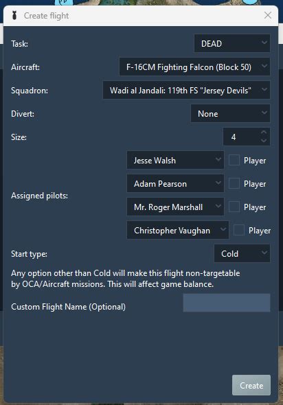 Loadout Selection Drop Down Menu In Create Flight Issue Dcs Liberation Dcs Liberation