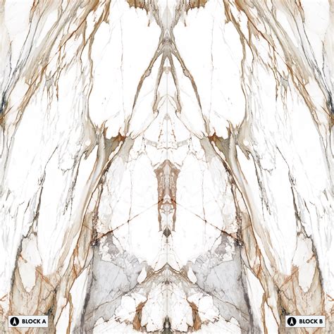 Macchia Vecchia Bookmatched Polished Marble Effect Standard Format