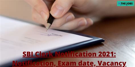 Ppt Sbi Clerk Notification 2021 Notification Exam Date Vacancy
